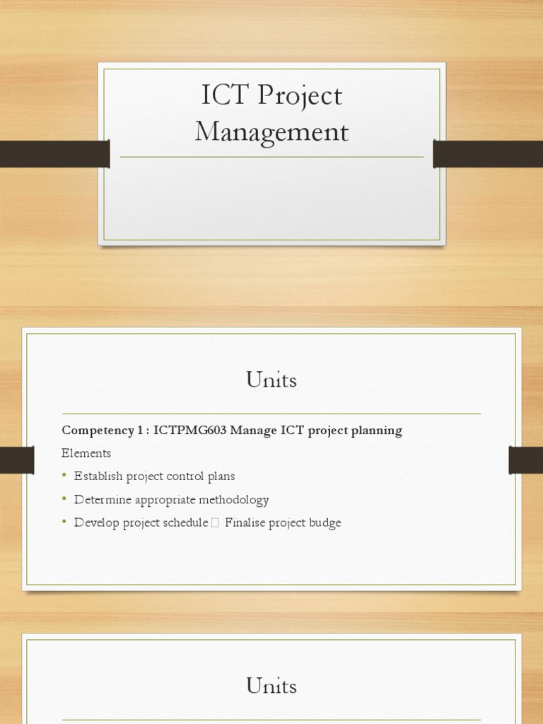ICT Project Management | PDF | Strategic Planning | Swot Analysis