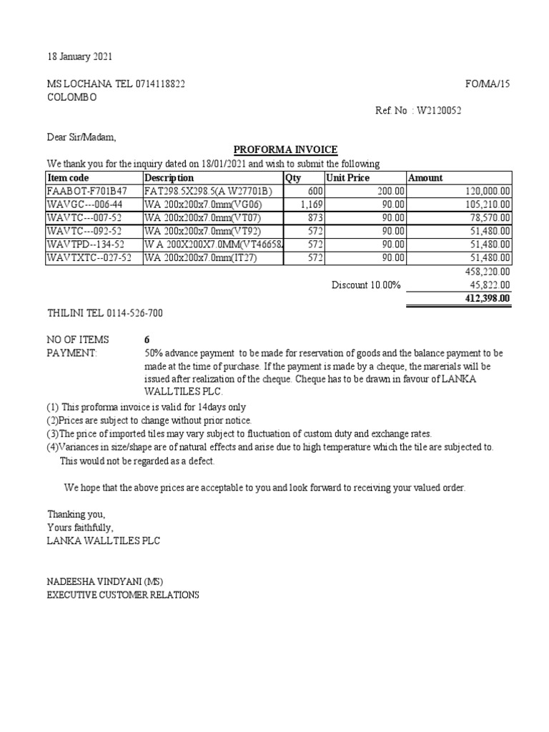 Tile Bill | PDF | Cheque | Payments