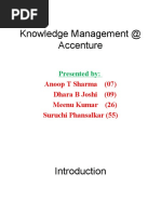 Accenture's Knowledge Management Strategy | PDF | Accenture | Consultant