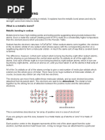 Metallic Bonding and Structure - Structures and Properties - GCSE ...