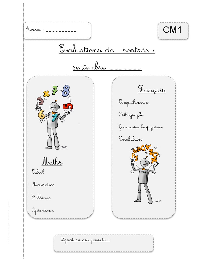 Eval Diagnotisque CM1 Francais | PDF | Phrase | Verbe