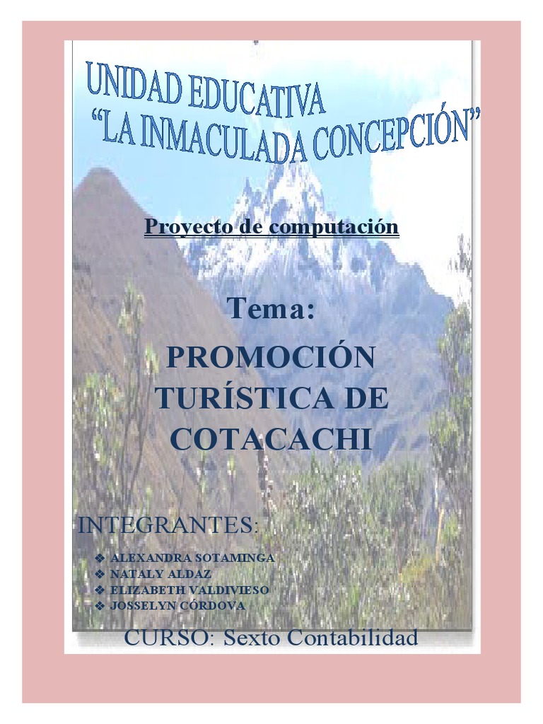 Proyecto Cotacachi | PDF | Ecuador