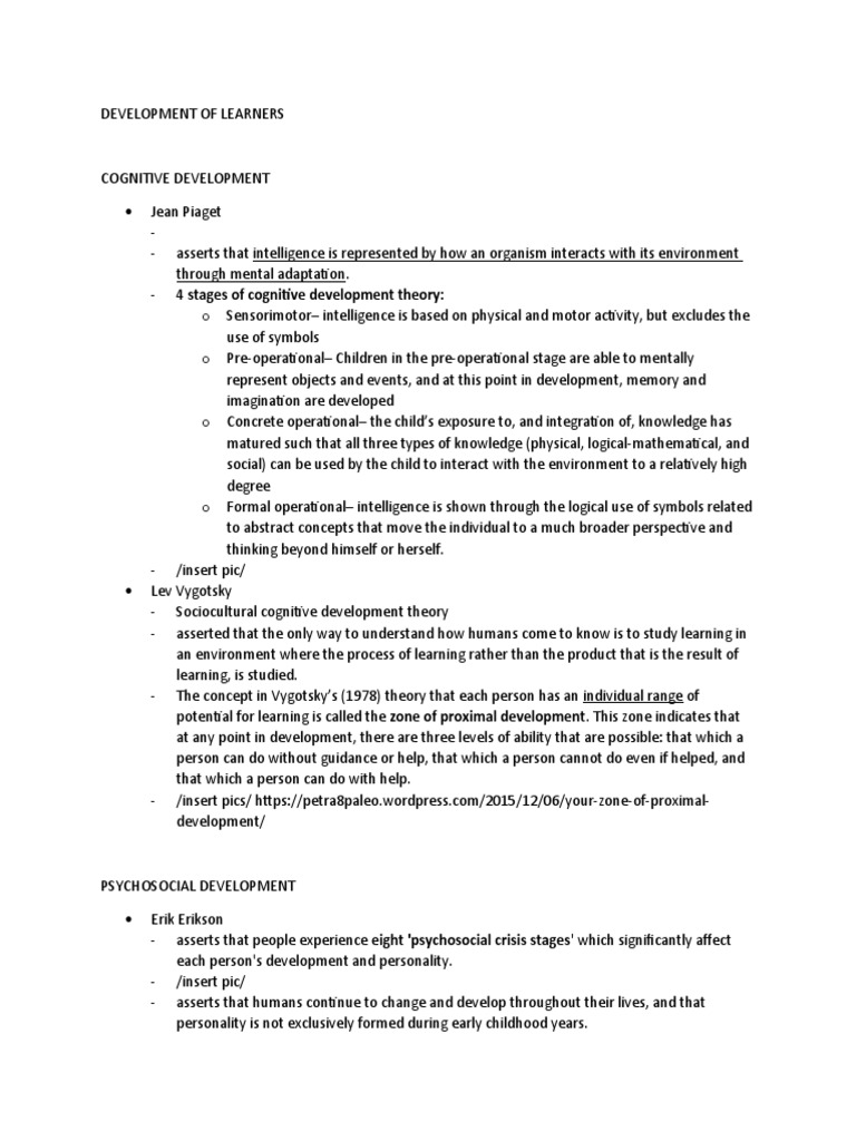Concept Map Plan | PDF | Cognitive Development | Academic Discipline Interactions