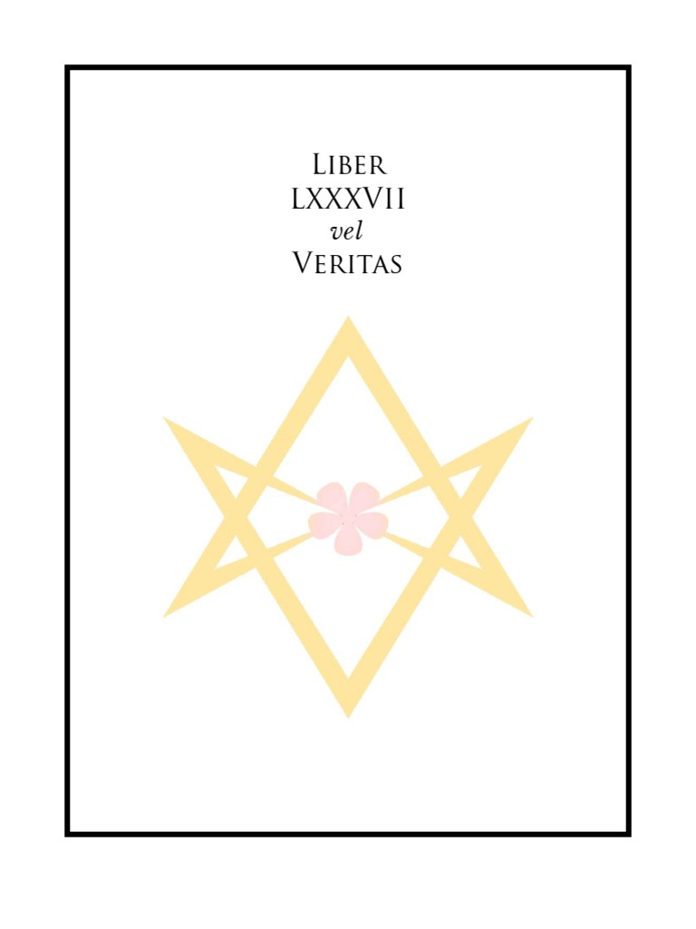 Liber LXXXVII vel Veritas | Sacred | Theology