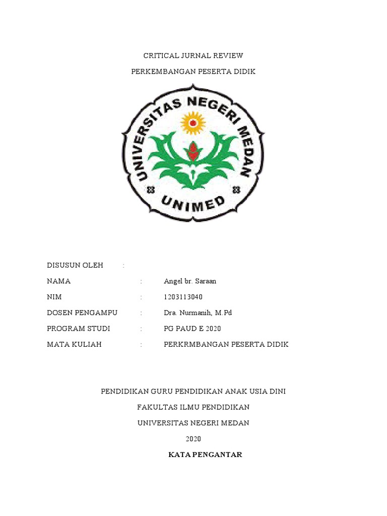 Critical Jurnal Review PPD ANGEL BR. SARAAN (1203113040) | PDF