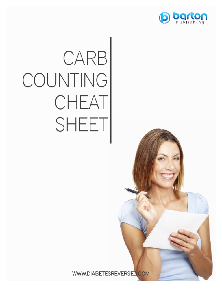 Carb Counting Cheat Sheet Guide | PDF | Vegetables | Fruit