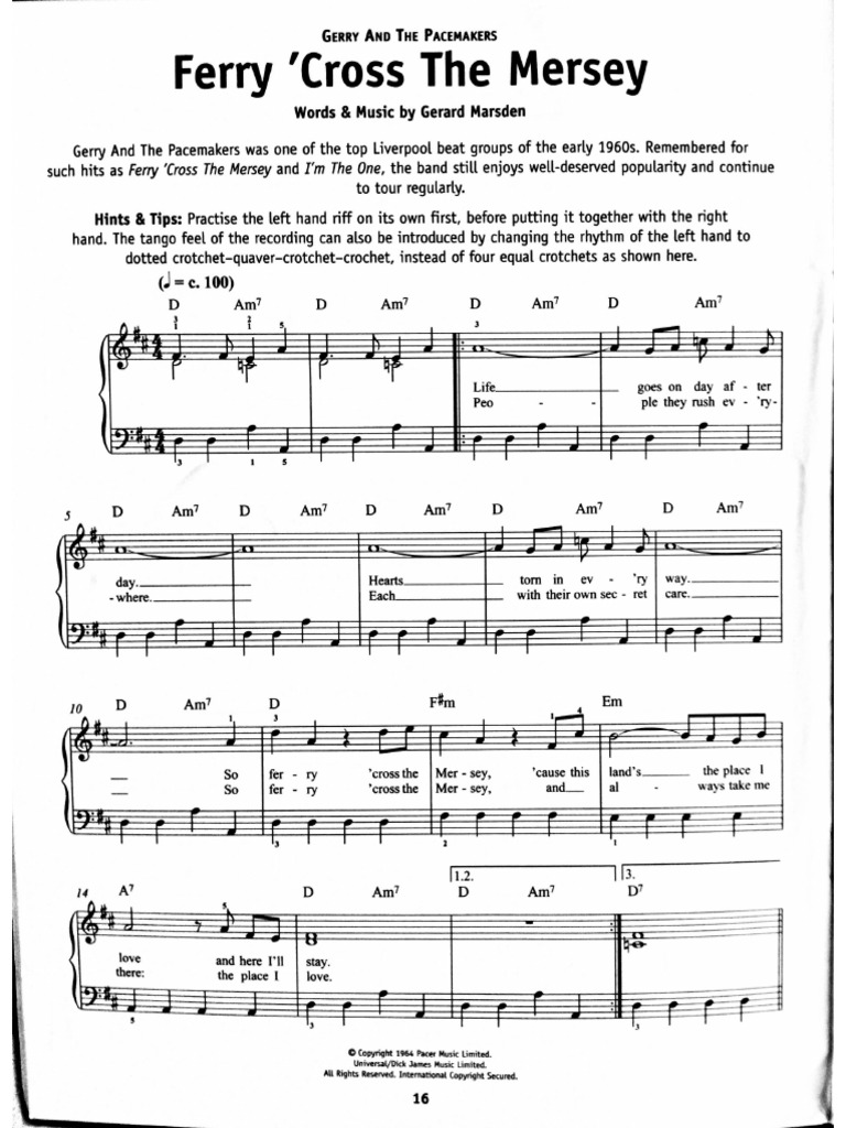 Ferry Cross The Mersey | PDF