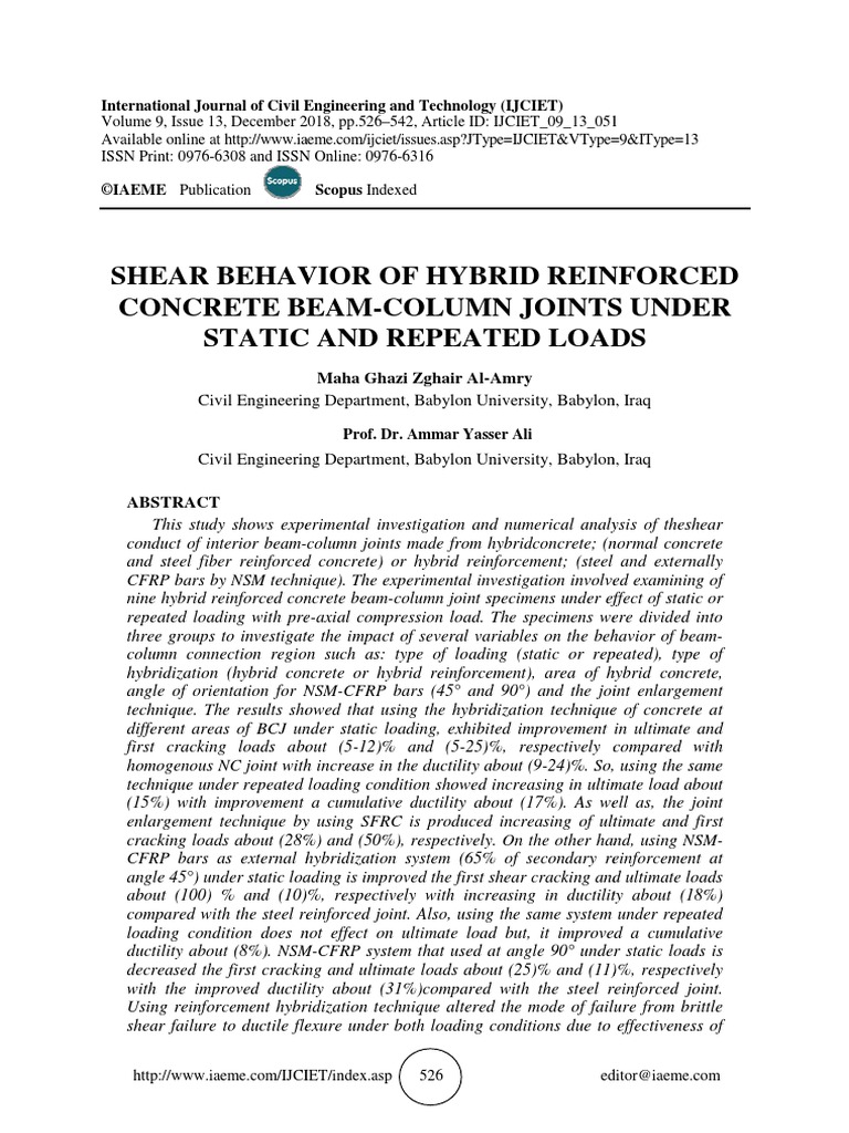 IJCIET 09 13 051 PDF | Download Free PDF | Reinforced Concrete | Fracture