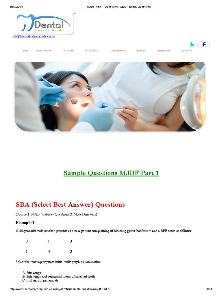 MJDF Part 1 Questions | PDF