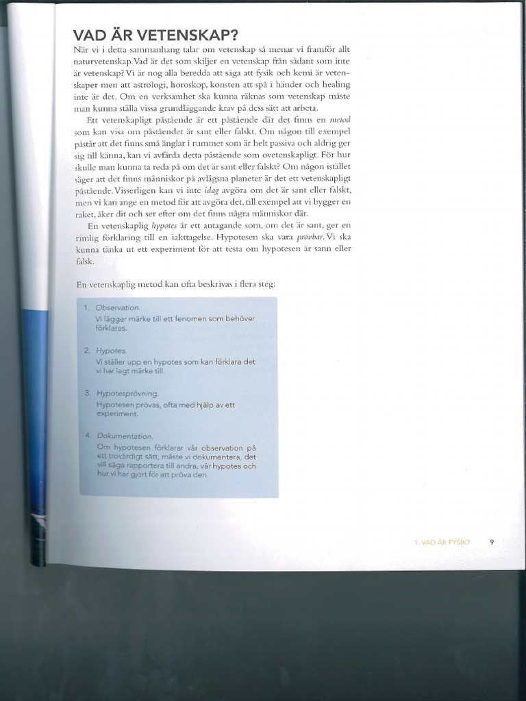 Hypotes Impuls Fysik 1 | PDF