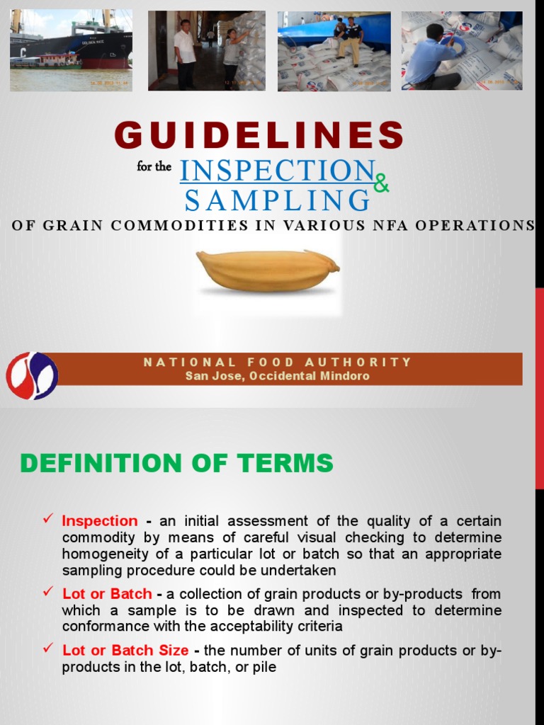 Grain Inspection and Sampling Guidelines | PDF | Sampling (Statistics ...