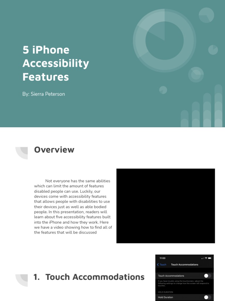 5 Essential iPhone Accessibility Features | PDF | Accessibility ...