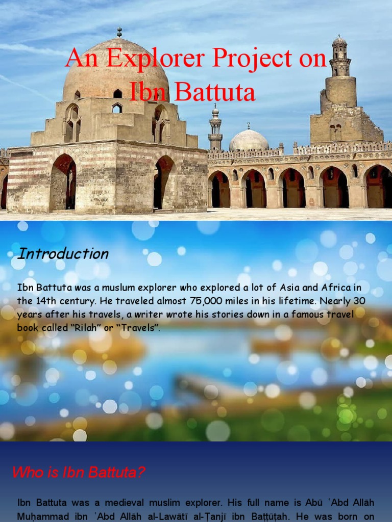 Ibn Battuta: The Muslim Explorer | PDF | History | Classics