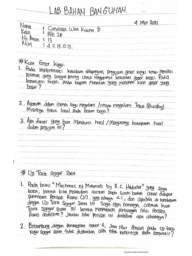 Candrasa Wira Kusuma Zamhari - PPG2A - 4.11.19.0.13 - Pertanyaan Lab ...