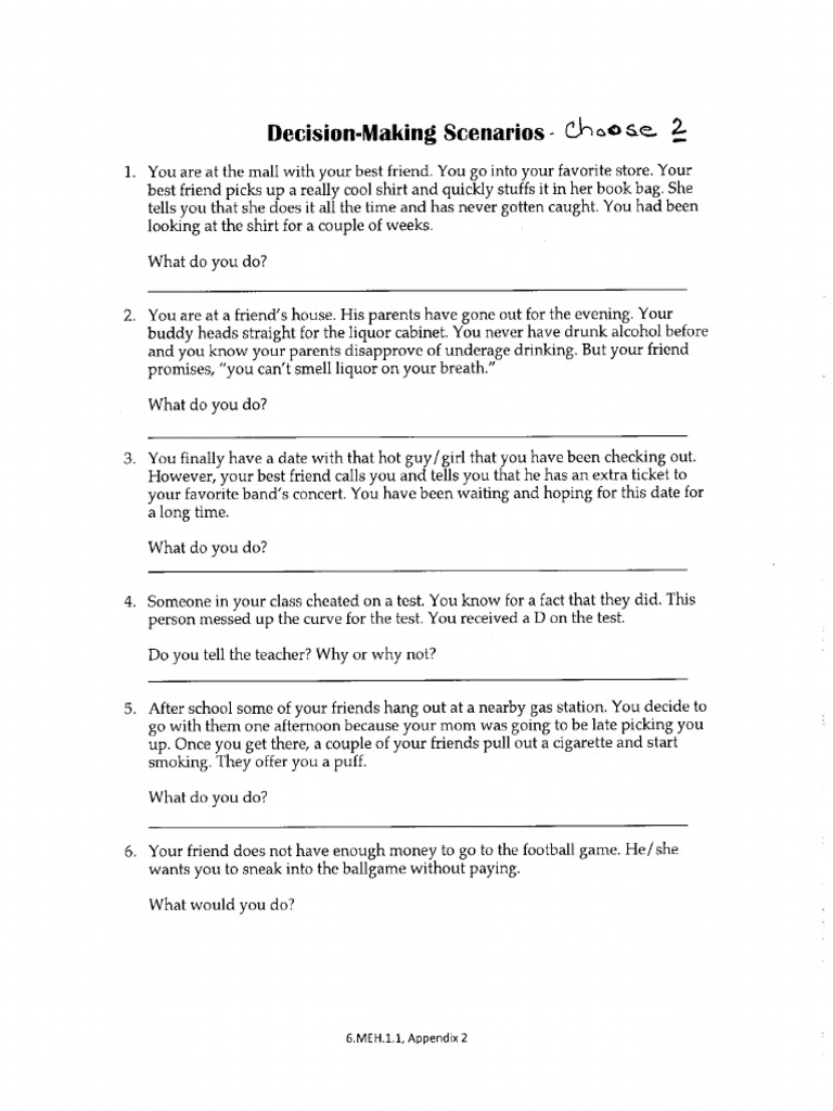 Decision Making Assignment | PDF