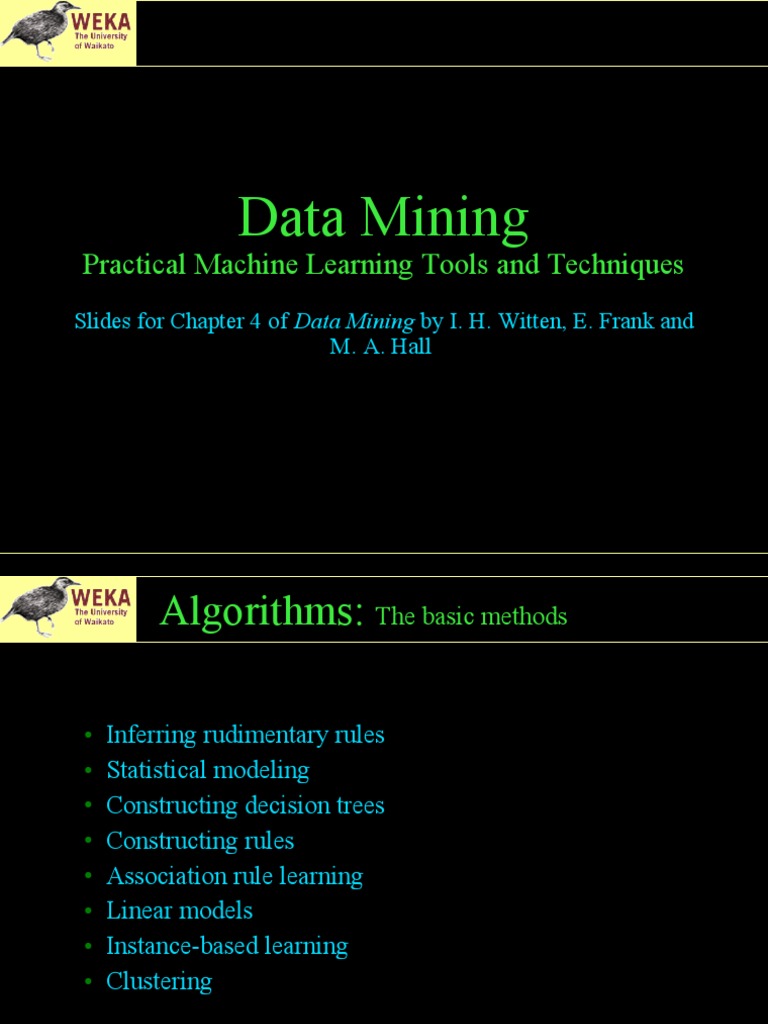 Practical Introduction to Basic Machine Learning Algorithms and ...