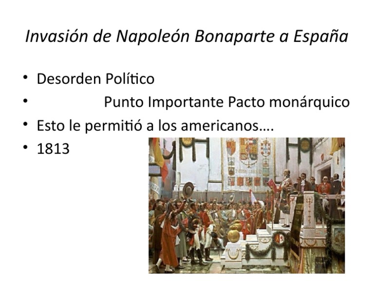 Invasión de Napoleón Bonaparte A España | PDF