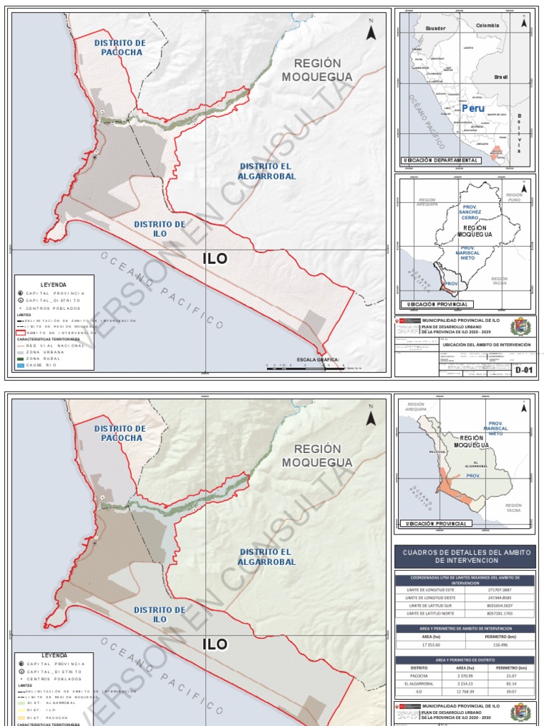 Plano de Ubicacion Ilo | PDF | Perú