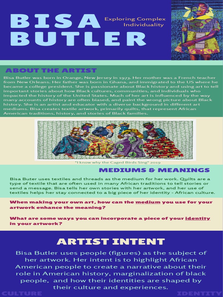 Bisa Butler Handout 1 | PDF | Color | Paintings