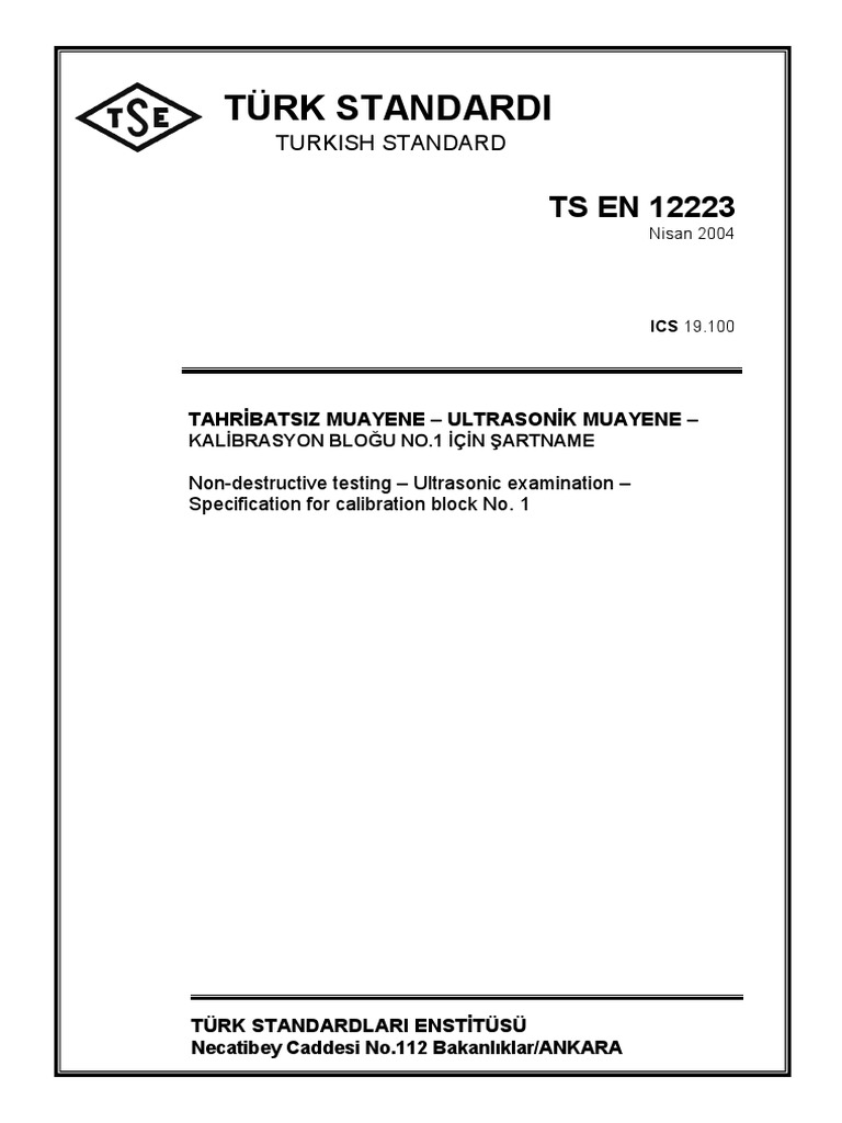 TS en 12223 | PDF