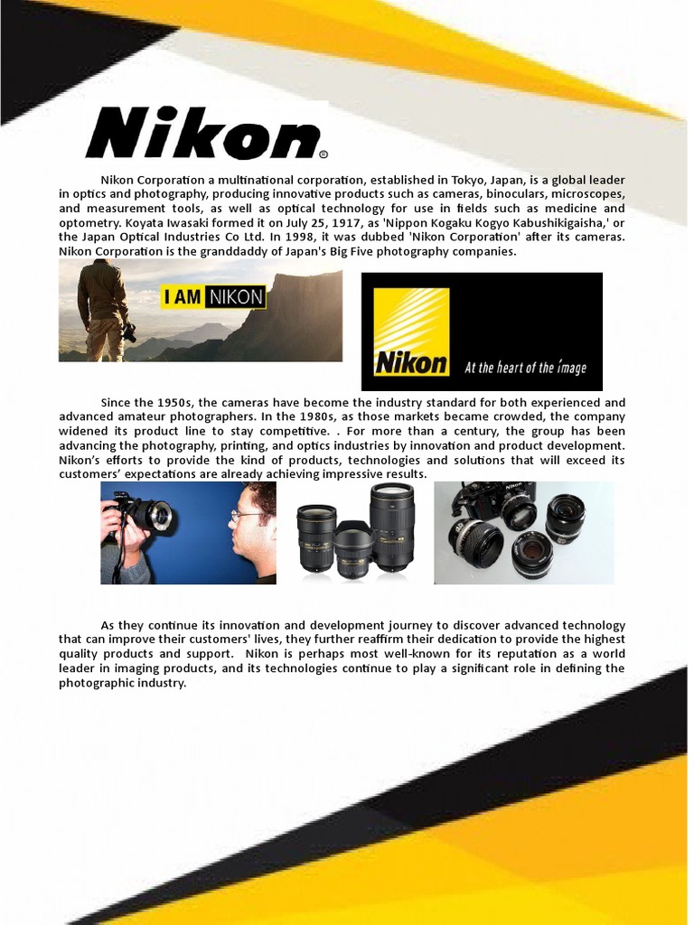 Nikon Multinational Corporation | PDF