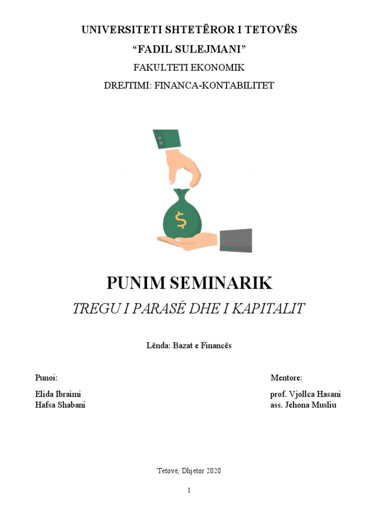Bazat e Finances - Punimi Ne Word | PDF