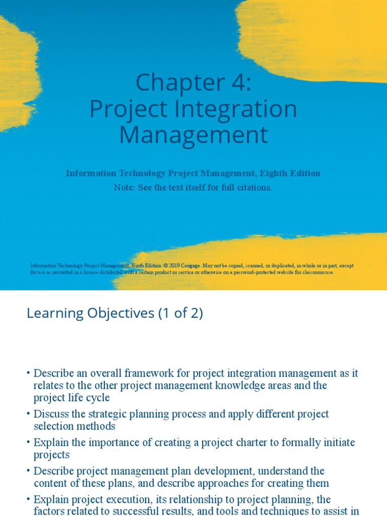 Project Integration Management | Download Free PDF | Net Present Value | Project Management