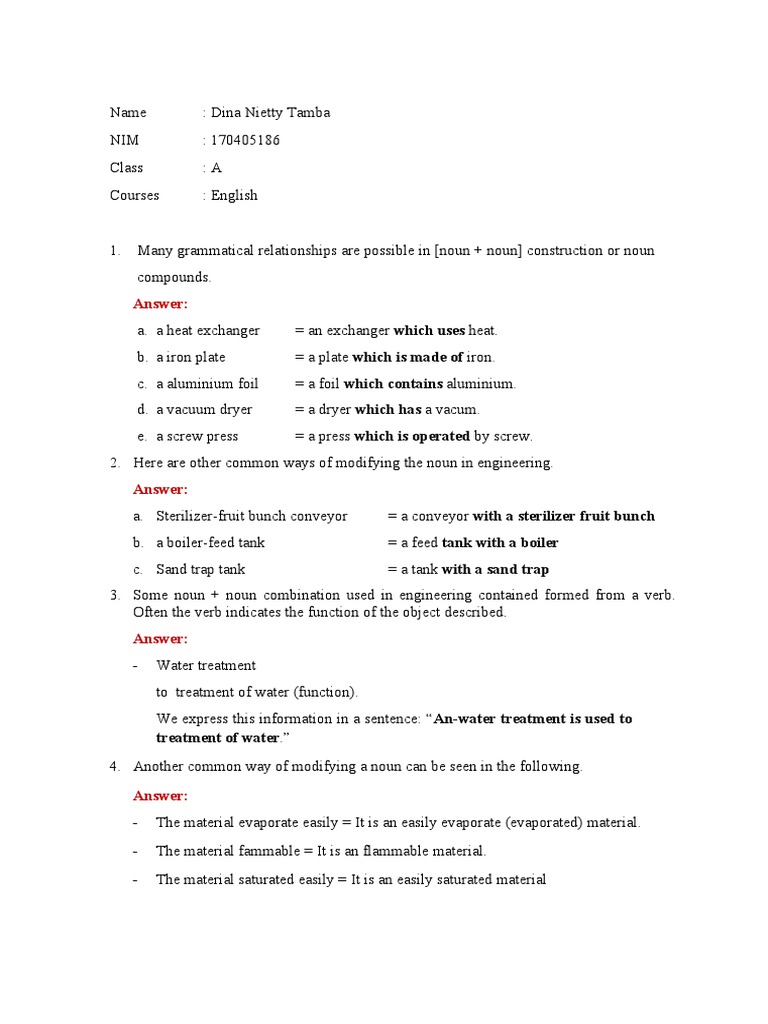 Dina Nietty Tamba - English Task 5 - KNI C | PDF