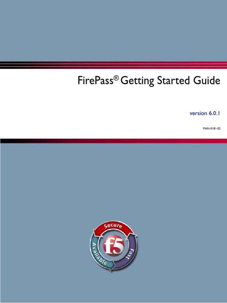 FirePass Controller Getting Started Guide | PDF | Domain Name System | Port (Computer Networking)