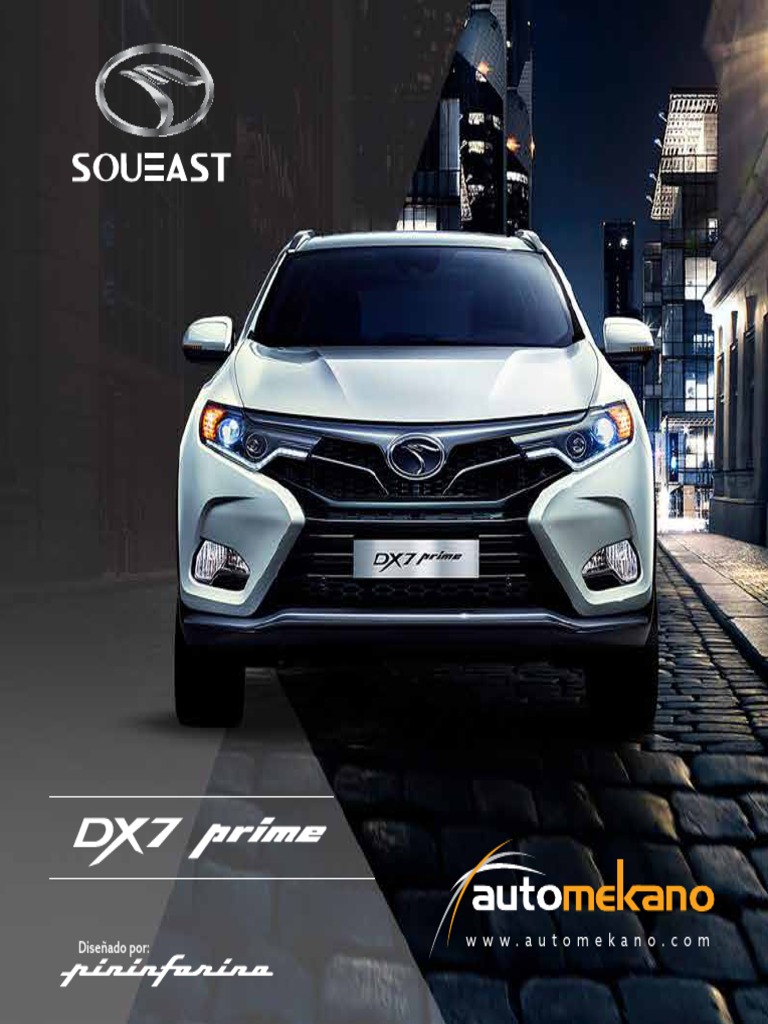 Soueast DX7 Prime | PDF | Transmisión (Mecánica) | Transporte privado