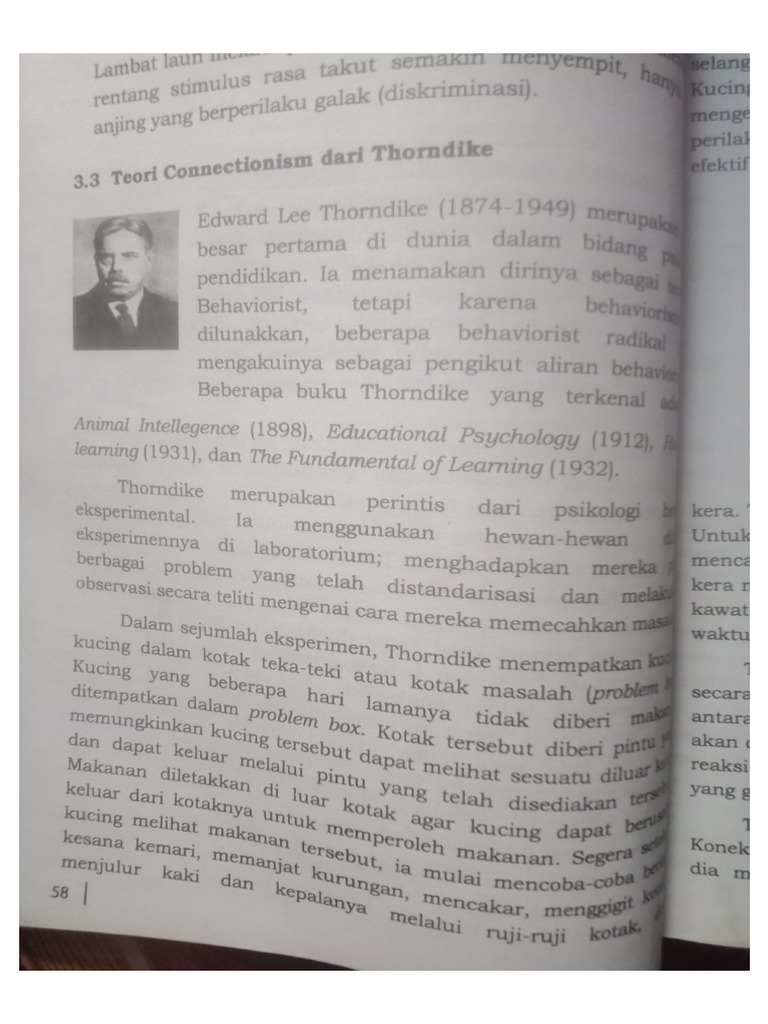 Teori Thorndike Buku | PDF