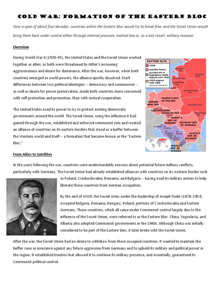 2 - Mapping The Cold War Docs | PDF | Vietnam War | Warsaw Pact