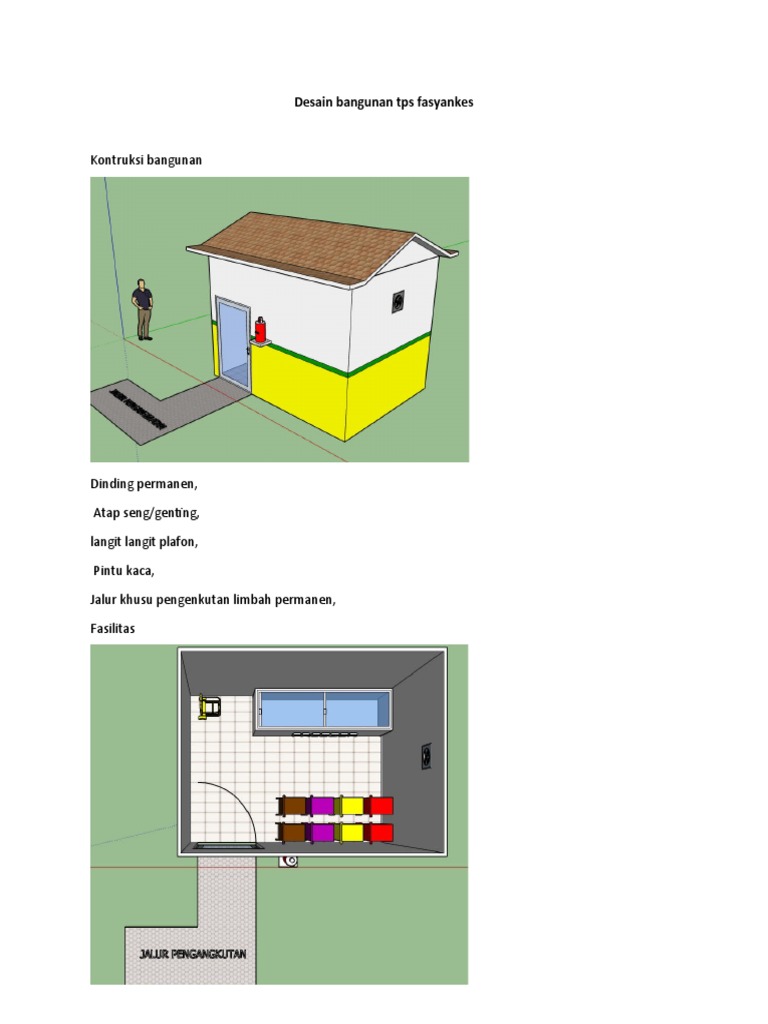 Desain Bangunan Tps Fasyankes | PDF