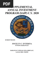 BARANGAY BUDGET PREPARATION Supplemental | PDF | Business | Finance ...