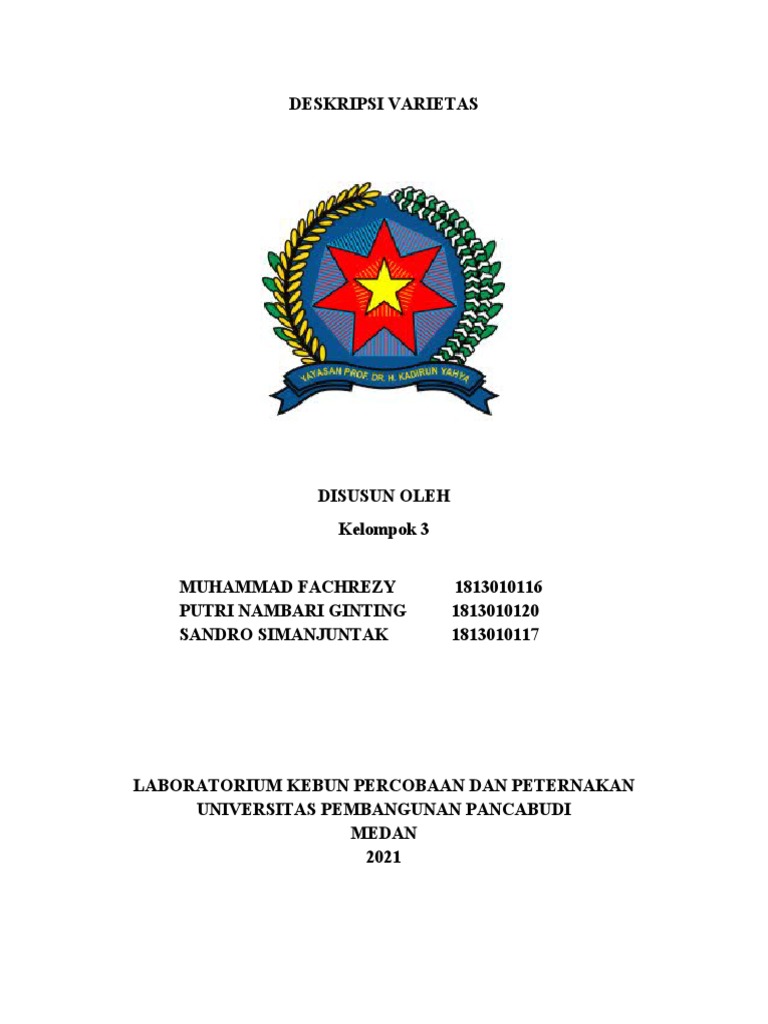 Deskripsi Varietas Kel 3 | PDF