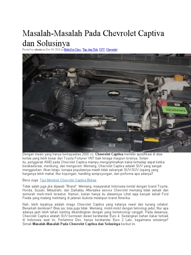 Masalah Captiva | PDF