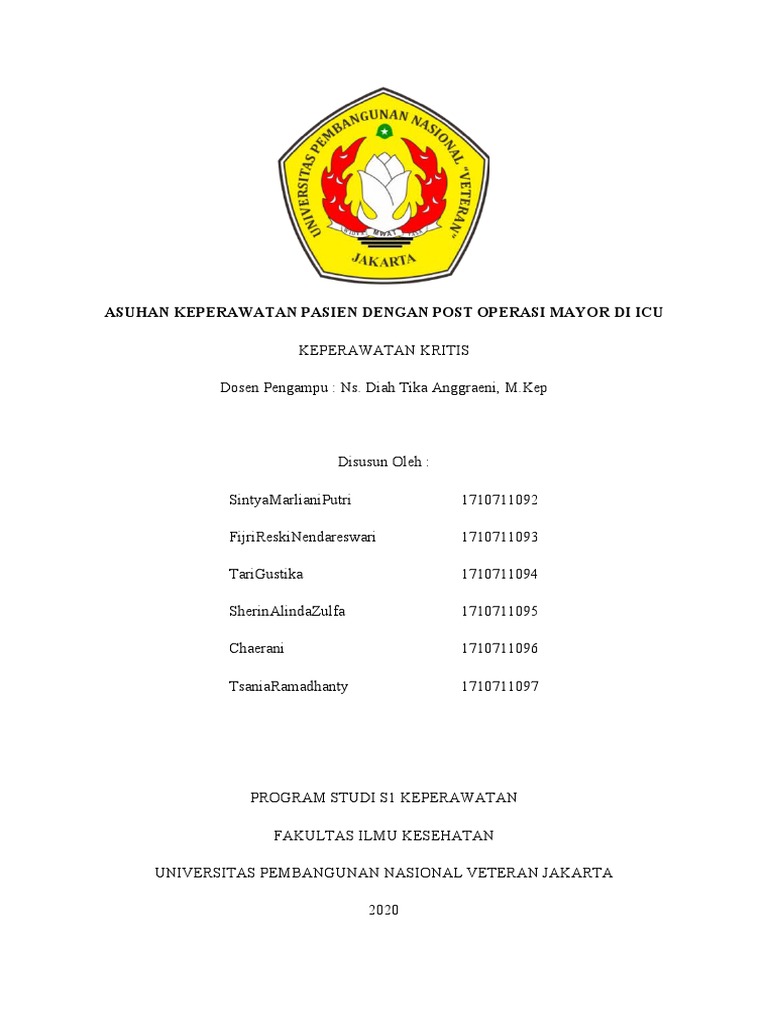 Askep Post Operasi Mayor | PDF