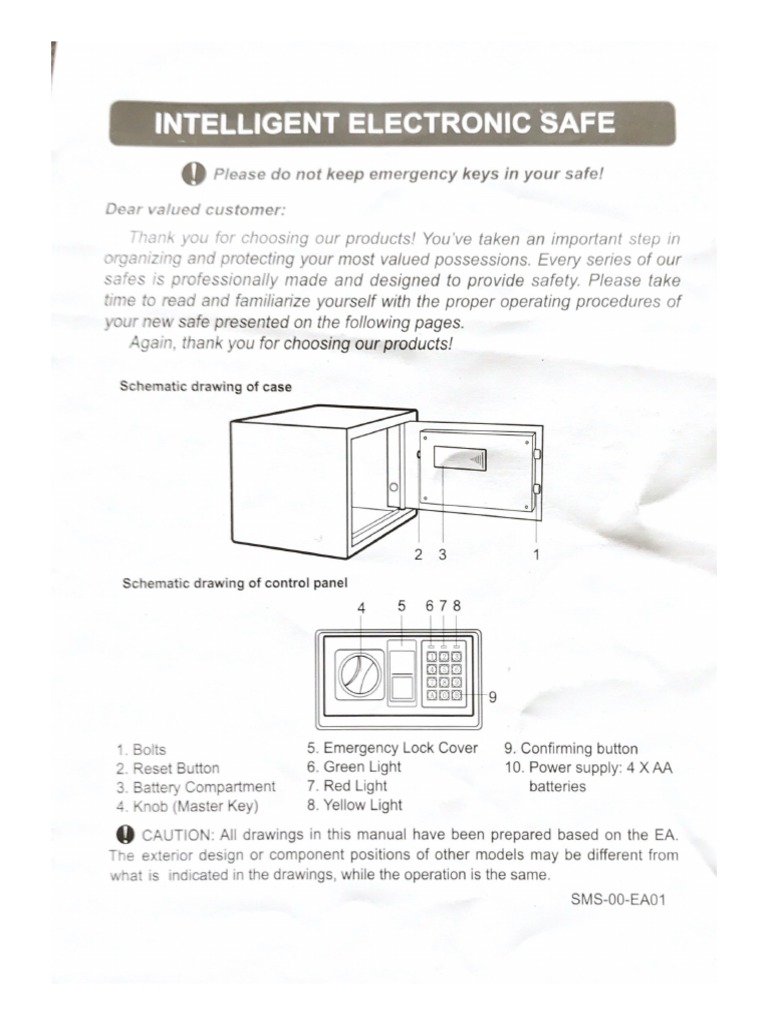 Intelligent Electronic Safe | PDF