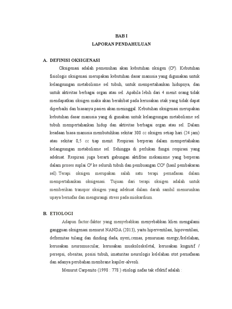 Askep Oksigenasi | PDF