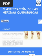 Clasificación de Las Heridas | PDF | Cirugía | Herida