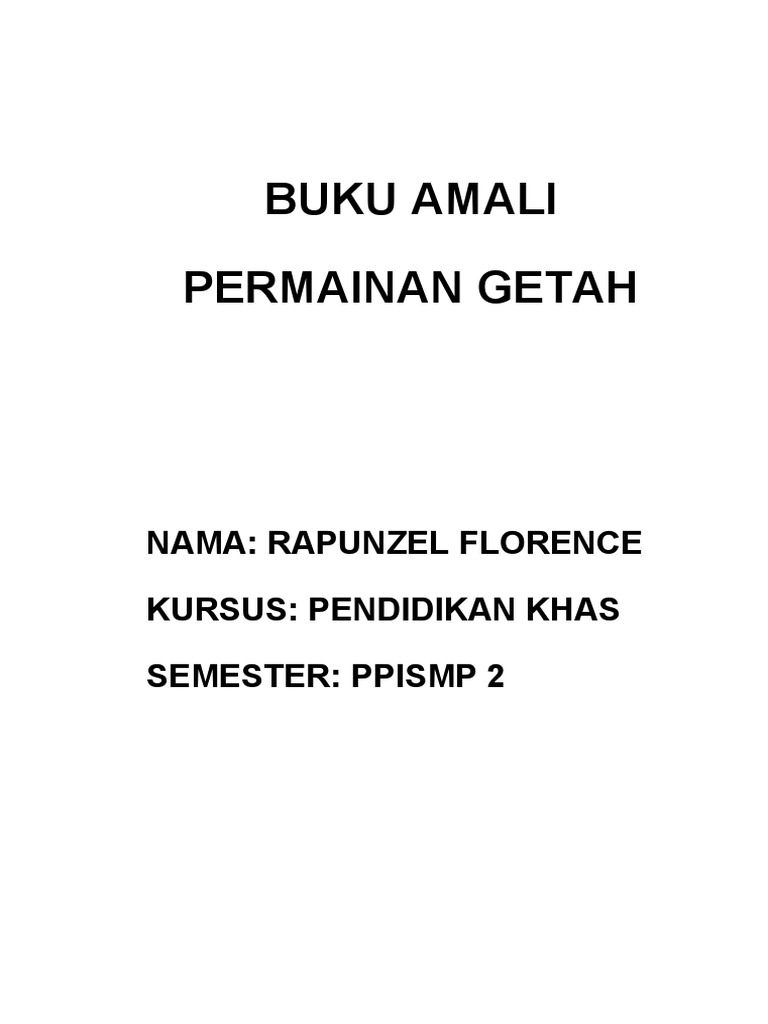 Pengenalan Permainan Getah | PDF