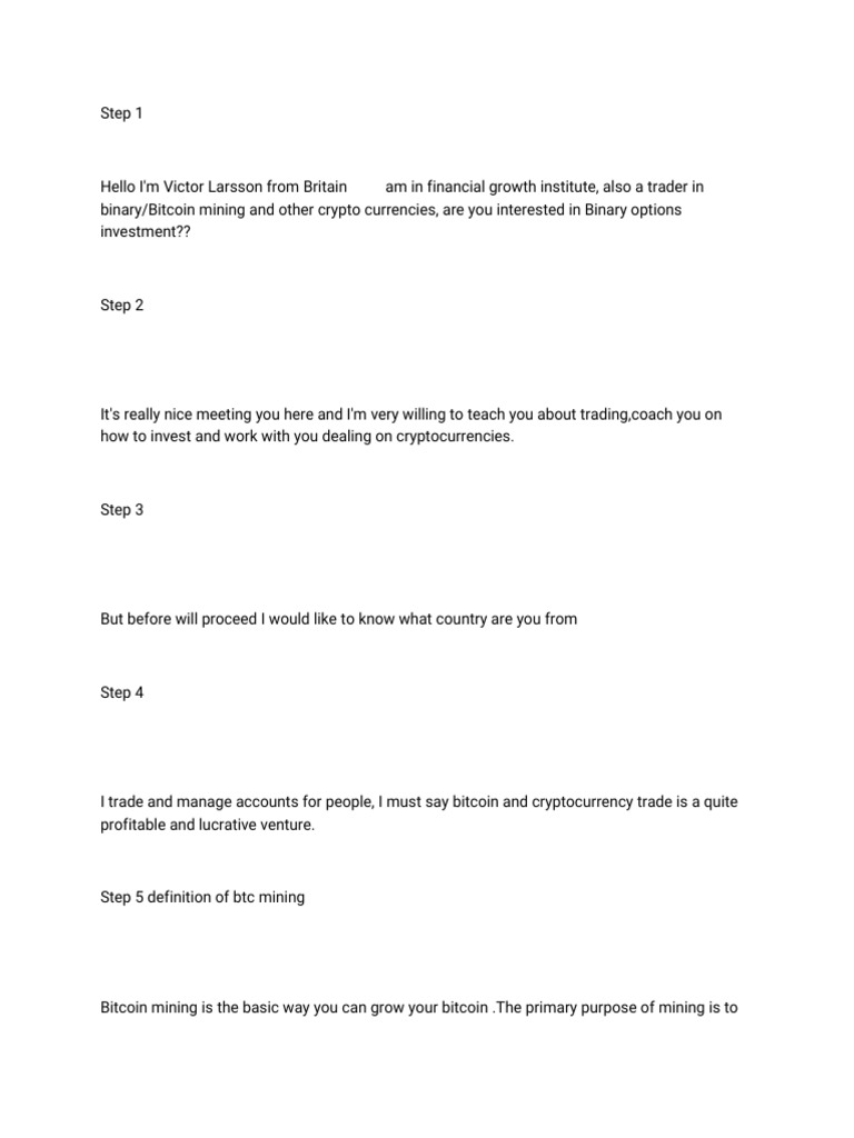 BTC Format | PDF