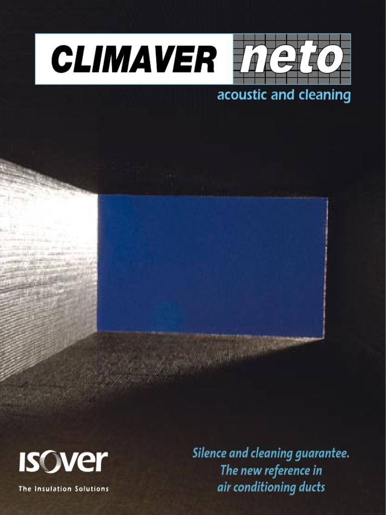 Brochure CLIMAVER Neto - Alu-Black Facings | PDF | Duct (Flow ...