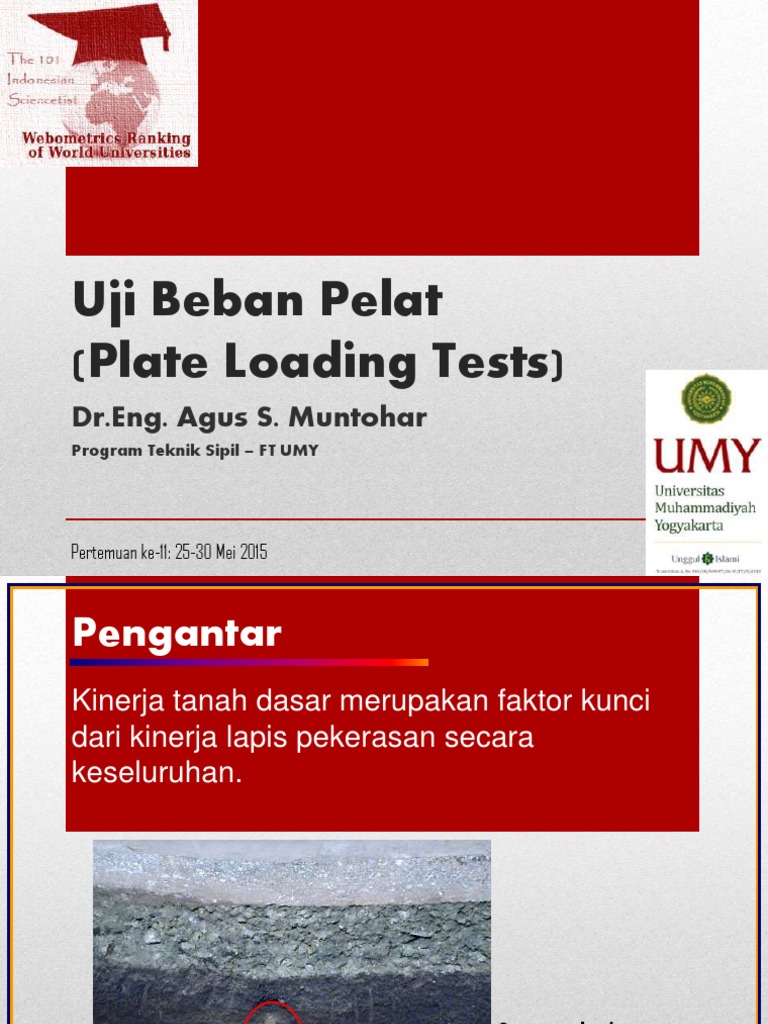 Uji Beban Pelat | PDF