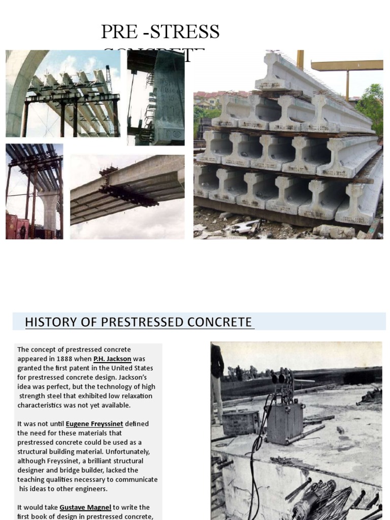 Pre - Stress Concrete | PDF | Prestressed Concrete | Concrete
