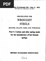 BS 970 Steel Specifications Guide | PDF | Steel | Heat Treating