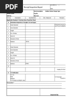 Raw Material Inspection Report | PDF