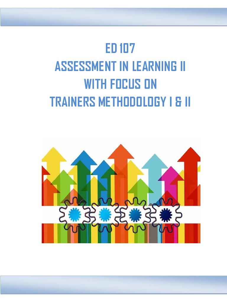 Module in Ed 107-Assessment in Learning Ii (Chapter 3) | PDF ...