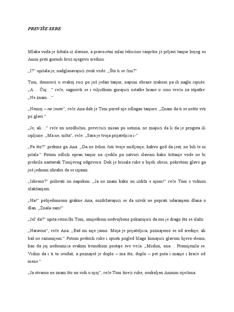 Previse Sere - Marin Pelaic 1 | PDF