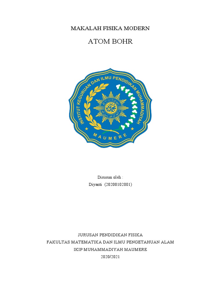 Makalah Fisika Modern Atom Bohr Pdf
